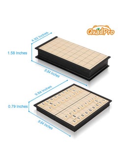 QuadPro Magnetic Japanese Shogi Board Game Set With Folding Board ...
