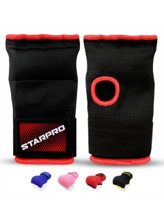 Starpro Padded Boxing Hand Wraps - Secure Velcro Closure & Knuckle ...