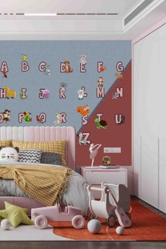 Dekoros One Piece English Alphabet Wallpaper, Special Design | Best ...