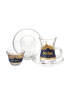 byblos Saudi tea and coffee set 18 pieces Turkish glass Ramadan ...