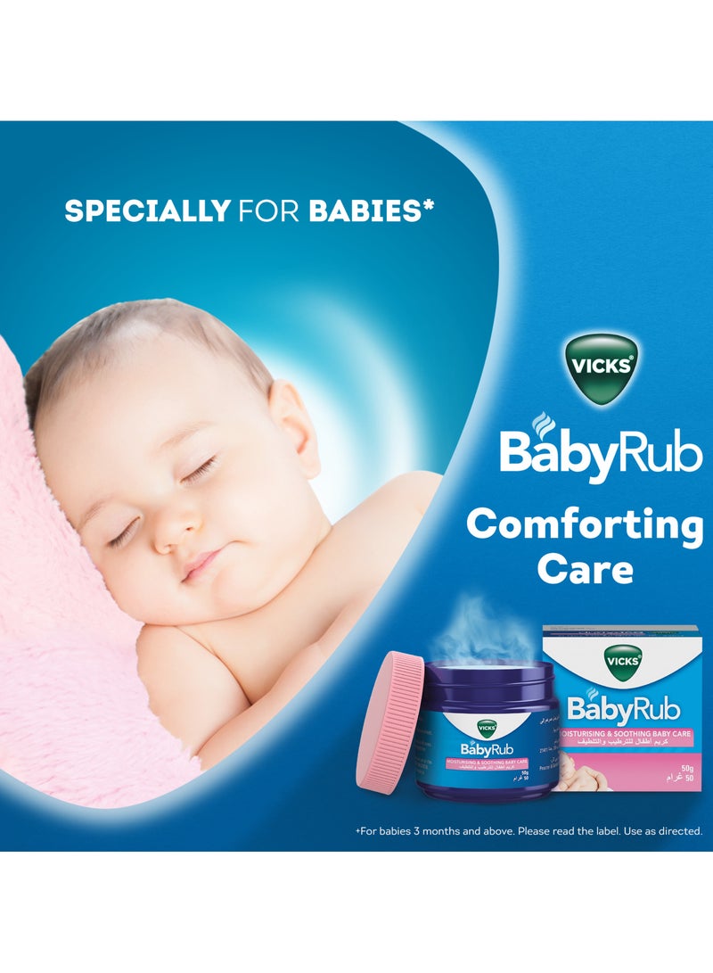 Buy Vicks Babyrub Moisturising And Soothing Baby Care Online | 15 ...