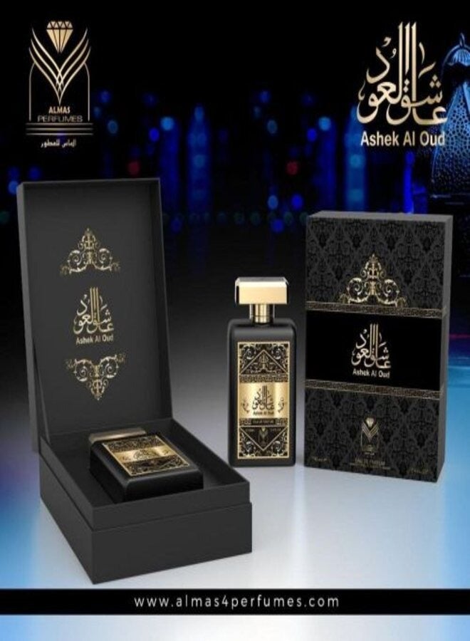 تسوق ALMAS PERFUMES وDiamond Ashiq Al Oud Perfume 100 Milliliters ...
