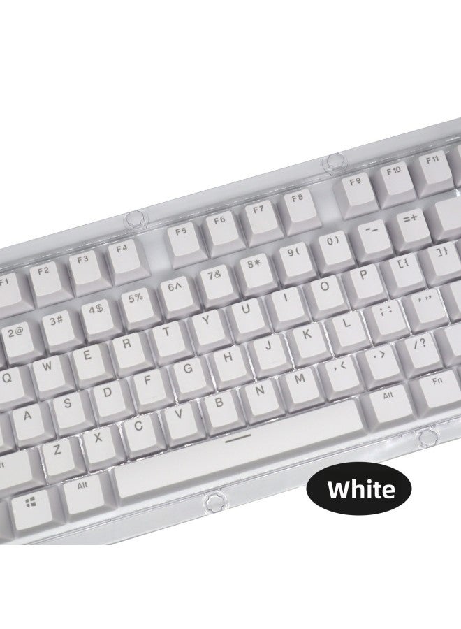 Generic 104 Keys Abs Font Translucent Mechanical Keyboard Height Cross ...