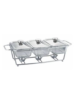 Generic Buffet heater for serving food and keeping it hot, with a ...