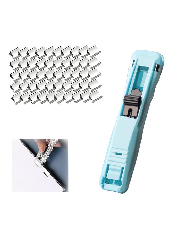 Thoraya Transparent Acrylic Stapler Mini Push Stapler Set with 50 ...