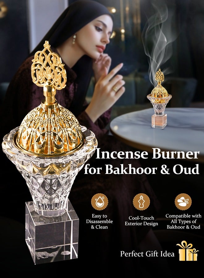 Litus Incense Burner for Bakhoor and Oud – Charcoal Incense Burner with ...