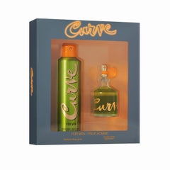 Curve Curve Men's Cologne Fragrance Set, Deodorant Body Spray & Cologne ...
