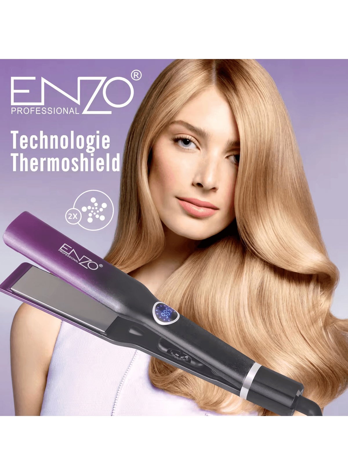 ENZO Professional ENZO EN-3211 Professional Ceramic Titanium Hair ...