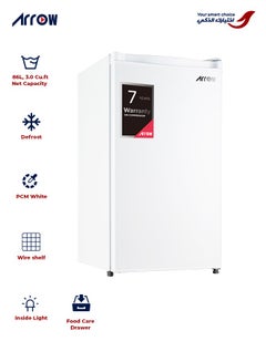 Arrow Single Door Refrigerator 86 Ltr, 3 Cu.ft /Wire Shelf And Interior ...