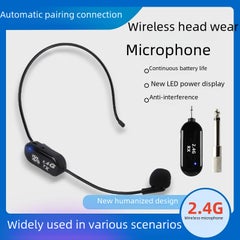 Generic 2.4g Wireless Microphone Bee Teacher Class Special Headset ...