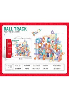 Generic 126 Children's DIY 3D Trackball Building Blocks KSA | Riyadh ...