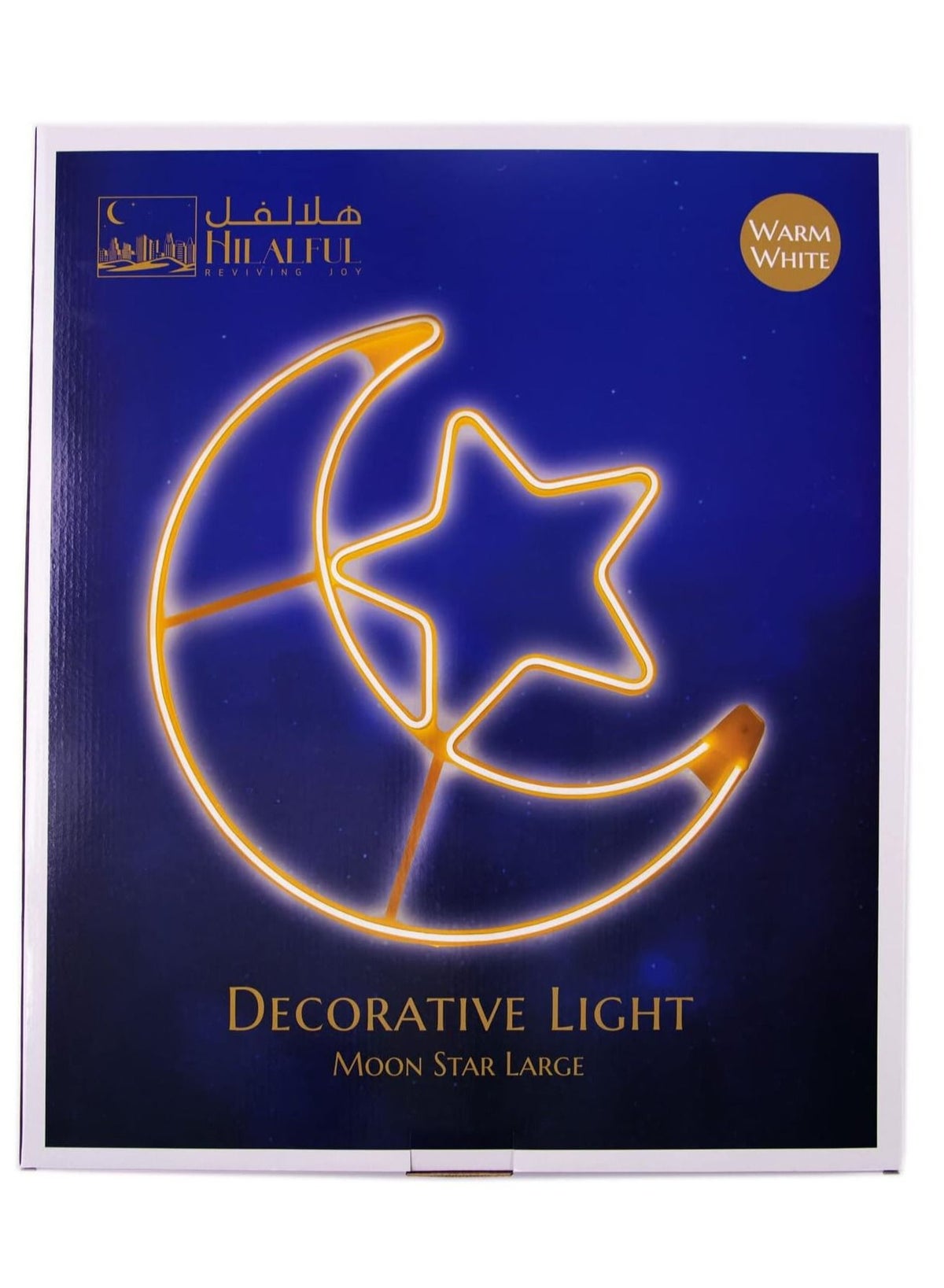 Hilalful HILALFUL Decorative Moon Star LED Light - Large | Living Room ...