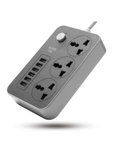 TYCOM Tycom Power Strip Surge Protector with USB- Extension Cord Flat ...