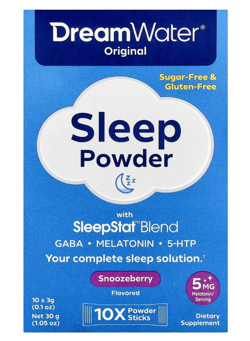 Dream Water Dream Water Original Sleep Powder Snoozeberry 10 Sticks ...