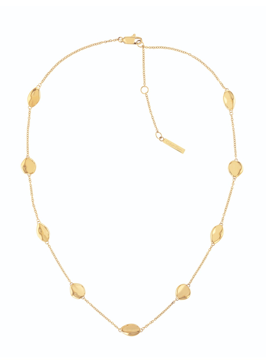 CALVIN KLEIN CALVIN KLEIN JEWELRY MOLTEN PEBBLE FAMILY WOMENS STEEL ...