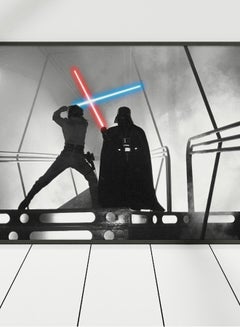 Generic Darth Vader & Luke Fighting Poster, Star Wars Poster, Darth ...