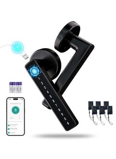 ALINK Smart Door Lock Smart lock – 50 Fingerprints, Password, Key, Card ...