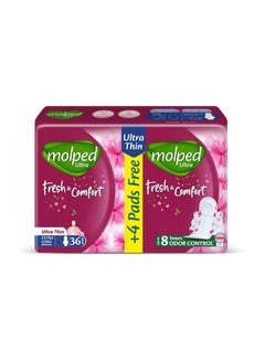 Molped Ultra Thin Fresh&Comfort Extra Long 36Pads + 4 Pads Free Egypt ...