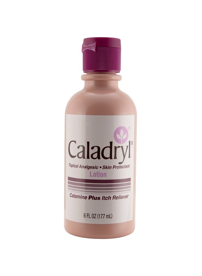 Caladryl Calamine Lotion by Caladryl, Skin Protectant plus Itch Relief ...