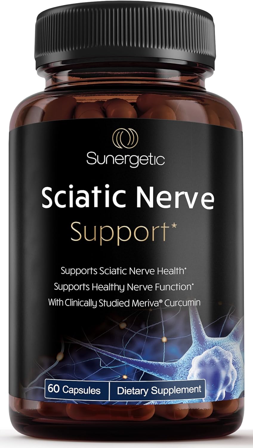 Sunergetic Sunergetic Premium Sciatic Nerve Support Formula Sciatic ...
