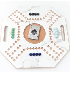 Jackaroo Jackaroo Board wood And Card Games Set With 16 Marble Stones ...