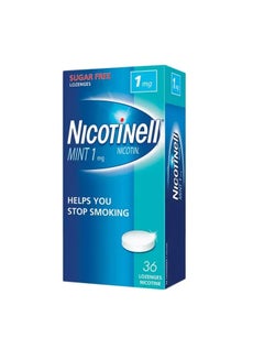 NICOTINELL NICOTINELL MINT Nicotine Bitartrate 1 mg Lozenges 36's (12's ...