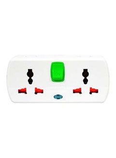 KADRIS Multi Plug Extension Socket, 2 Way Electrical Outlet Extender 2 ...