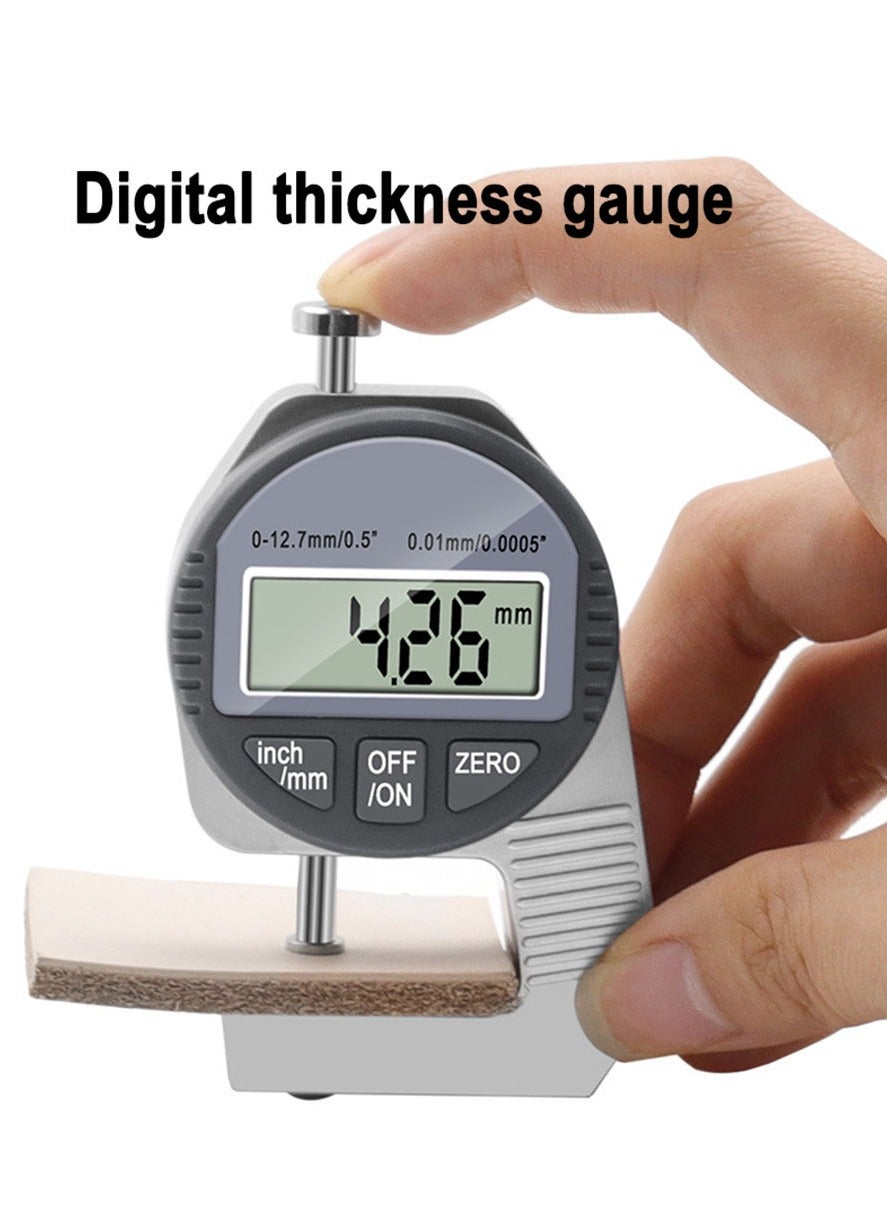 Generic Digital Thickness Gauge Inch/ Metric Thickness Measuring Tools ...