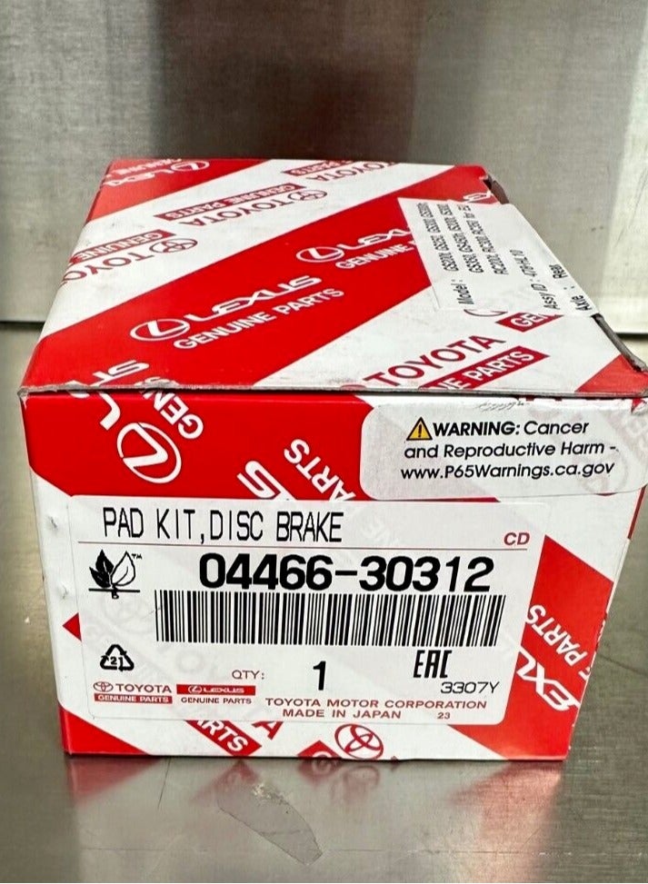 TOYOTA Genuine Toyota Rear Disc Brake Pad Kit 04466-30312 Reliable ...