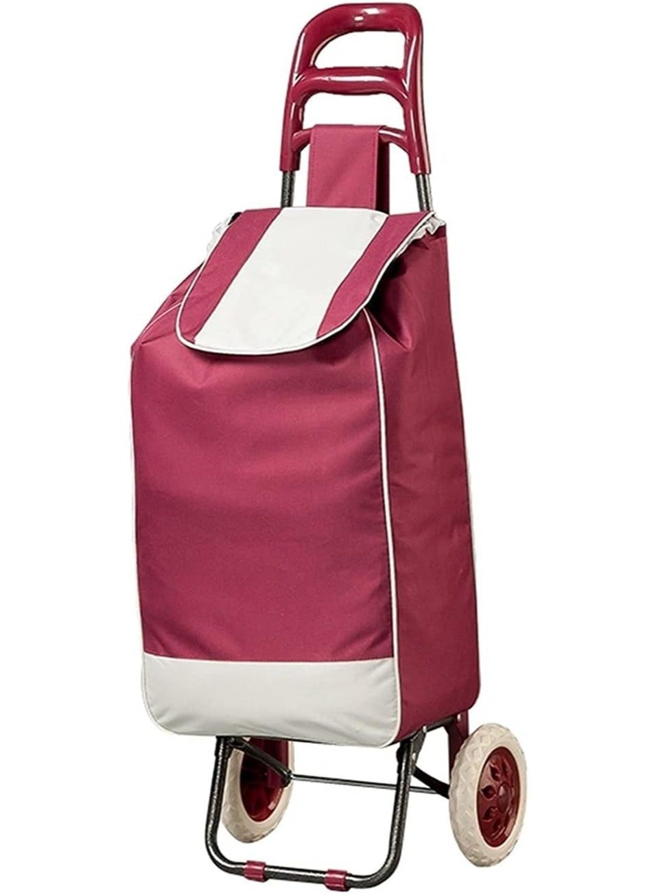 MORANO Foldable Grocery Shopping Cart with Two Wheels Size 20 Inch ...