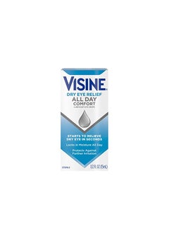 Visine Visine Dry Eye Relief All Day Comfort Lubricant Eye Drops for Up ...