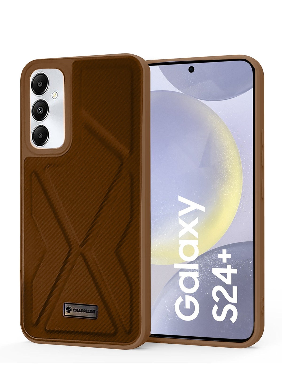 CHAPPELINE Soft Silicone Fabric Texture Case Cover For Samsung Galaxy ...