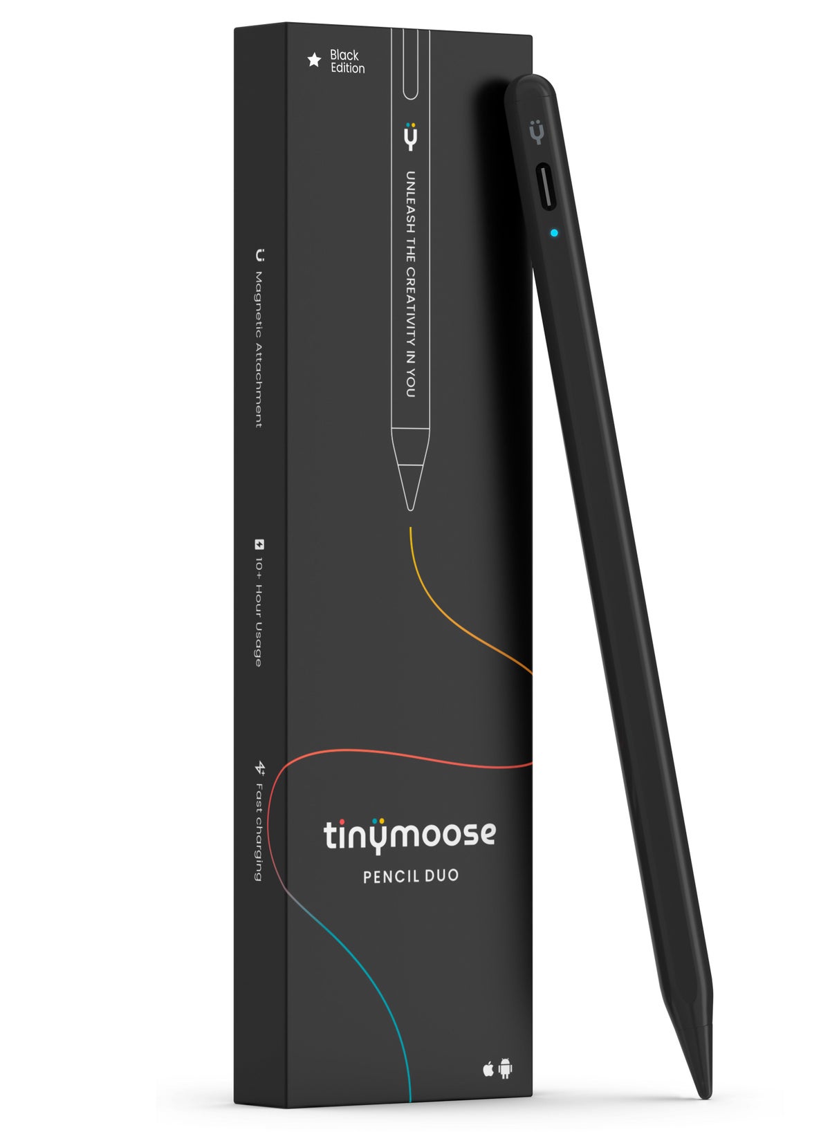 TinyMoose Active Digital Stylus Pen Pencil Duo For iPhone and Android ...