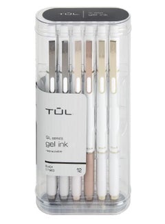 TUL TUL® GL Series Retractable Gel Pens, Medium Point, 0.7 mm, Pearl ...