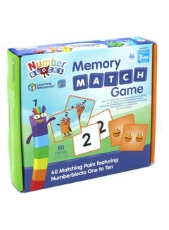 Learning Resources Numberblocks Memory Match Game, Kids Card Matching ...