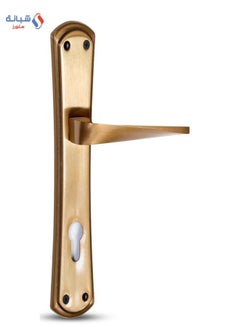 AHRAM Al-Ahram Cylinder Door Handle Set - Matte Gold | Best Price Egypt ...