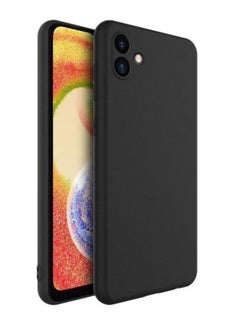 Generic Case for Samsung Galaxy A04 Soft Silicone Case Matte Black ...
