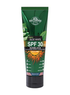 HOLLYWOOD STYLE ALOE WHITE SUNBLOCK SPF 30 FACE AND BODY 100ml KSA ...