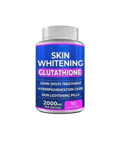 SKIN Glutathione Whitening Pills - 90 Capsules 2000mg Glutathione ...