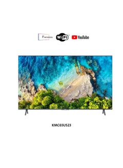 KMC 65 Inch LED Smart TV Without Frame, Android Operating System, 4K Ultra HD, Model (2023) KSA ...