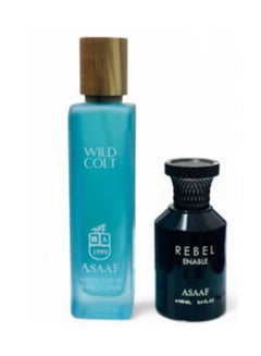 ASAAF Asaaf Wild Colt 200ml + Asaaf Rebel Annibal 100ml Eau de Parfum ...