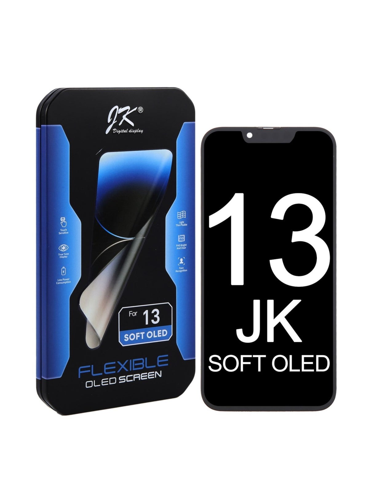 JK ORIGINAL JK SOFT OLED TOUCH SCREEN GLASS LCD DISPLAY FOR APPLE ...