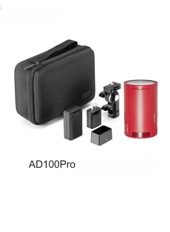 Godox AD100 Pro Pocket Studio Flash Light, High-speed TTL SLR Strobe ...