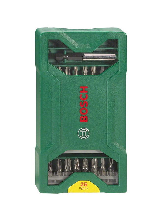 BOSCH Bosch Mini-X-Line Screwdriver Bit Set 25 Pieces, 24 Screwdriver ...