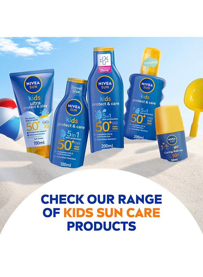 Buy Nivea SUN Kids Swim & Play Sun Lotion, UVA & UVB Protection, SPF 50 ...