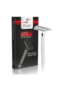 PEARL Shaving Double Edge Open Comb Safety Razor For Men Reusable ...