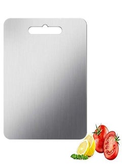 AMERTEER 304 Food Grade Stainless Steel Cutting/Chopping Board Long ...