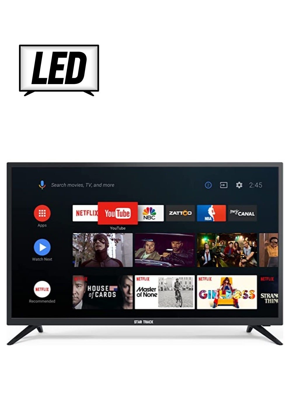 STAR TRACK STAR Track 40 inch Smart TV | Android 14, Full HD, Netflix ...