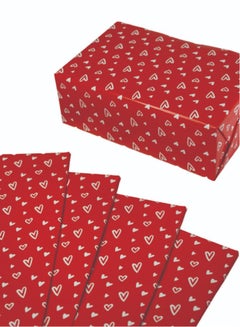 Share the Love Heart Wrapping Paper Pack Red | Best Price UAE | Dubai ...