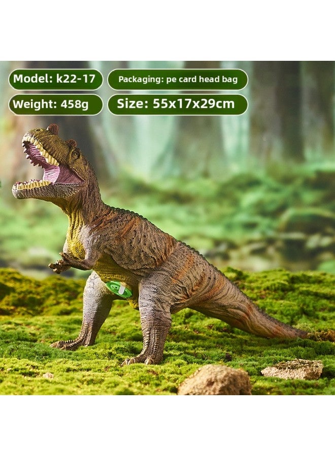 Generic Jurassic Children's Dinosaur Toy Soft Rubber Simulation Triceratops Ornaments Large ...